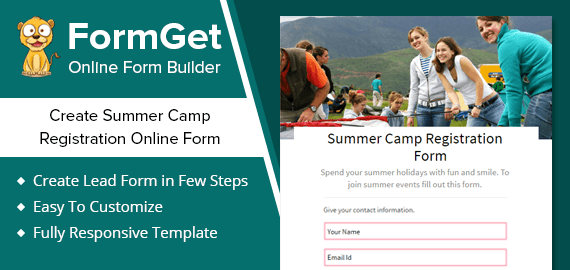 Summer Camp Registration Form For Tourism Agencies | FormGet