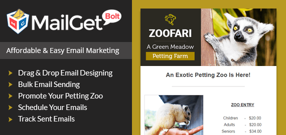 Email Marketing For Petting Zoo, Farms & Pet Centers | FormGet