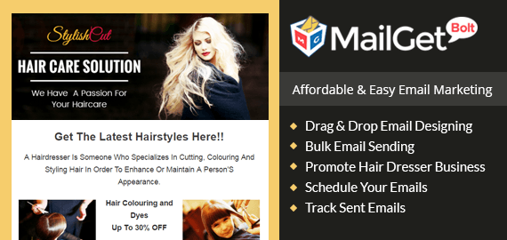Email Marketing Service For Hair Dressers & Hair Stylists | FormGet