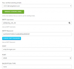 How SendBlaster 4 Works : Integration with MailGet SMTP | FormGet