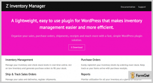 5+ Best Inventory WordPress Plugins (Free and Paid) | FormGet