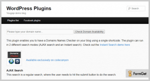 4+ Domain Checker WordPress Plugins 2022 | FormGet