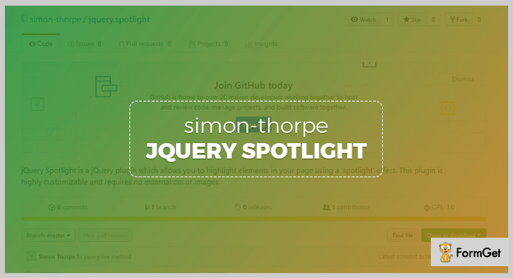 4+ jQuery Spotlight Plugins 2022 (Freemium) | FormGet