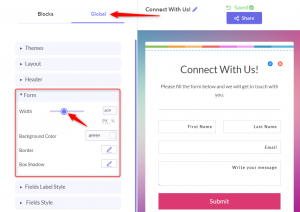 How To Make Google Forms Occupy The Width Of Screen? | FormGet